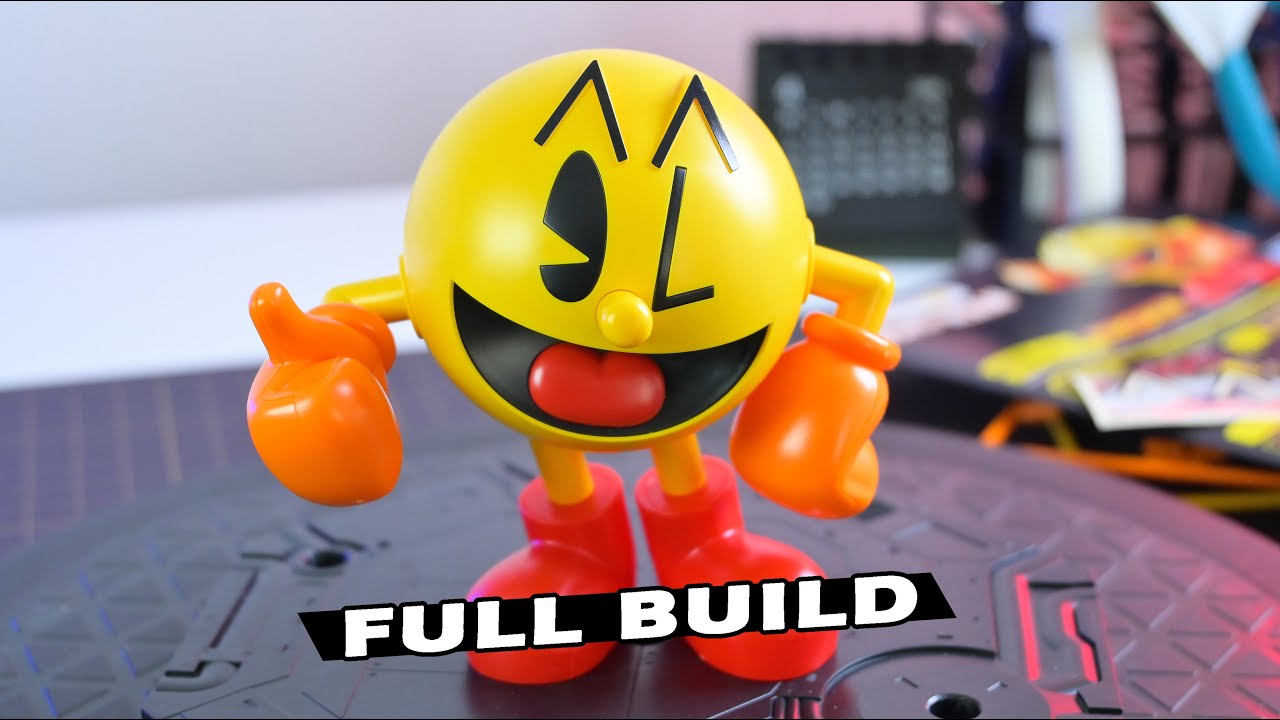 Entry Grade Pac Man Action Figure Model Kit PAC-MAN PLAMO Easy to ...