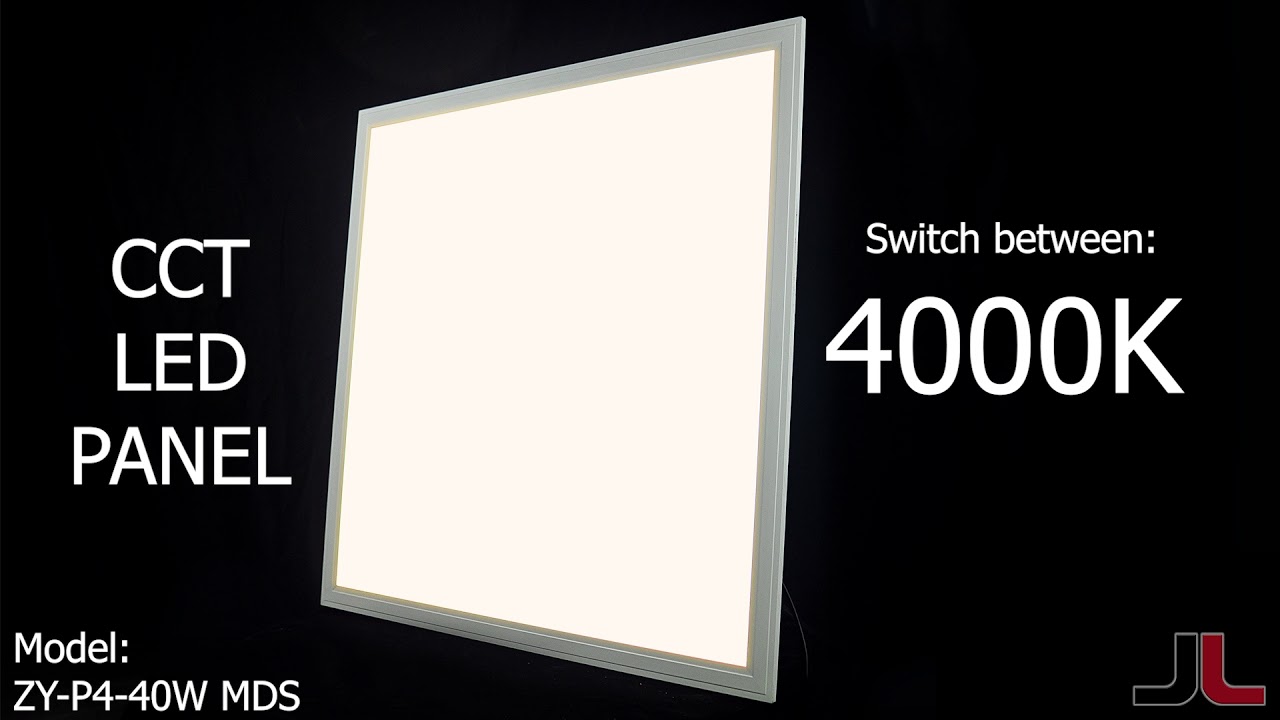 LED Flat Panel Color Changing/Dimming Light - ZY-P4-40W - YouTube