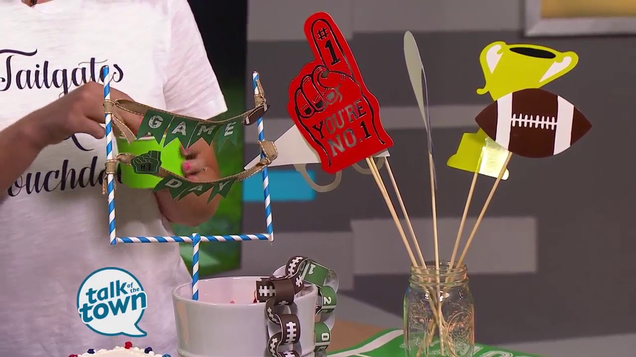 Show Team Spirit with DIY Football Decor Ideas - YouTube