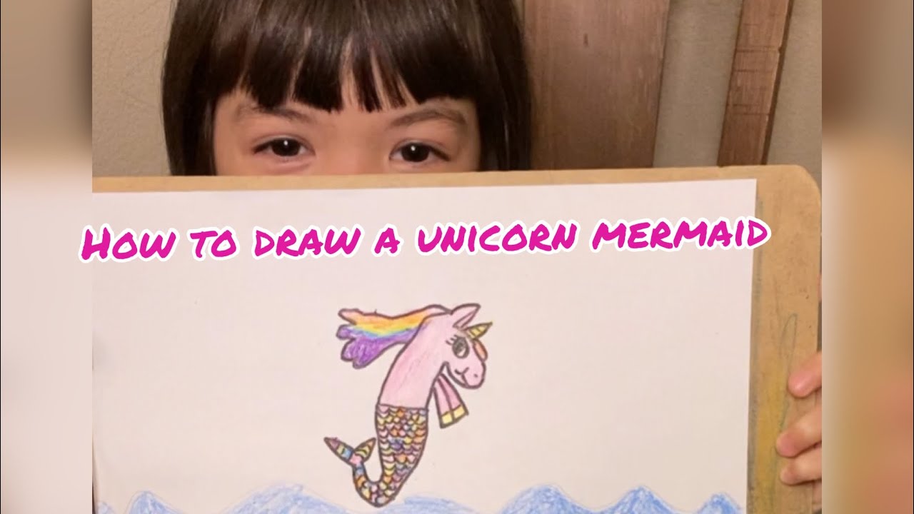 How to draw a mermicorn. - YouTube