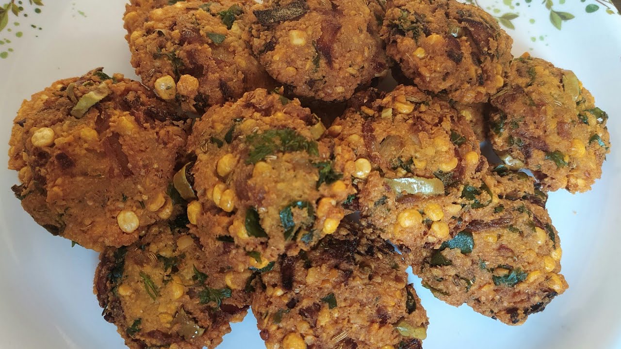 Crispy Masala Vada || Masala Vada || Paruppu Vadai || Masala Vadai ...