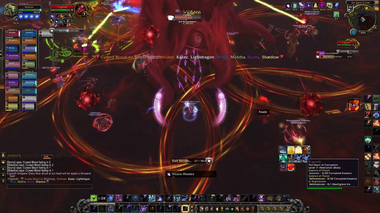 Emerald Nightmare - Heroic: Il'gynoth - The Heart of Corruption Live ...