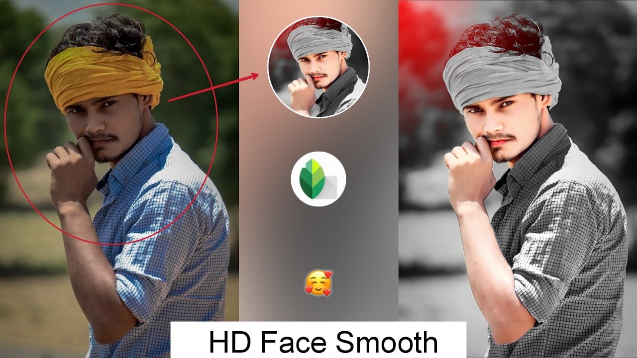Snapseed HD Face Smooth Photo Editing Concept | HDR Face Smooth Kaise ...