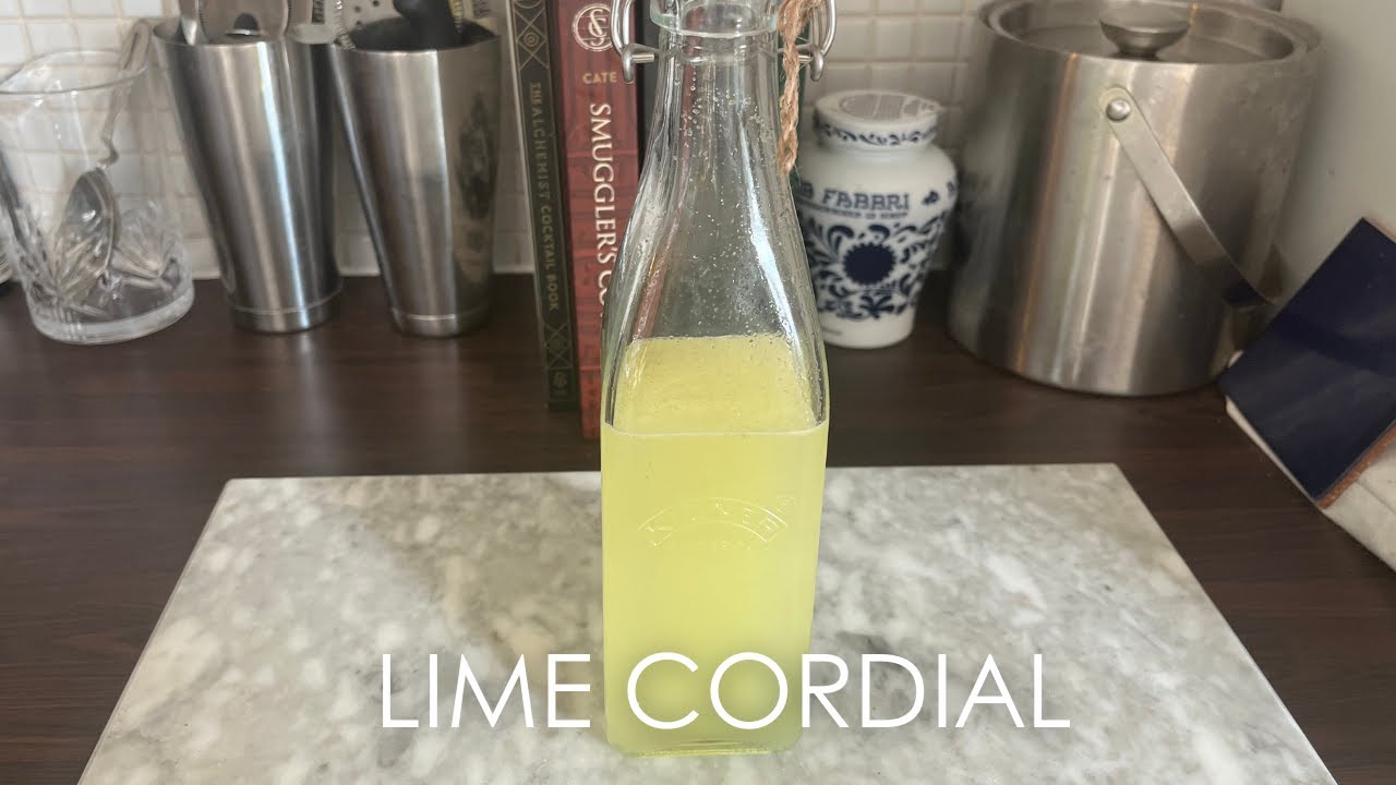 DIY Lime Cordial Recipe – Perfect for Cocktails & Mocktails! - YouTube
