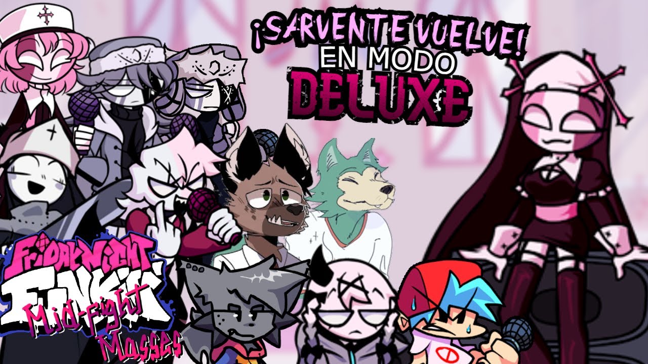 Sarvente vuelve en modo DELUXE!! - Friday Night Funkin Mid fight masses ...