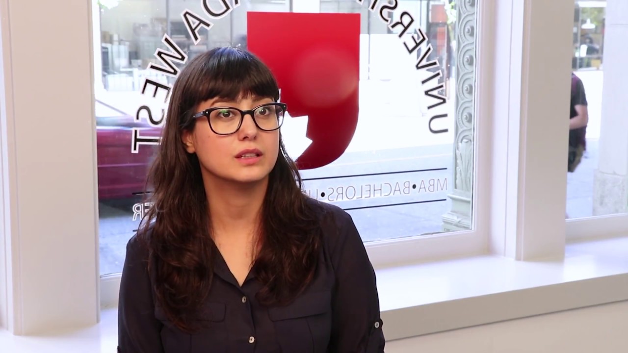UCW MBA student from Iran discusses her new university - YouTube