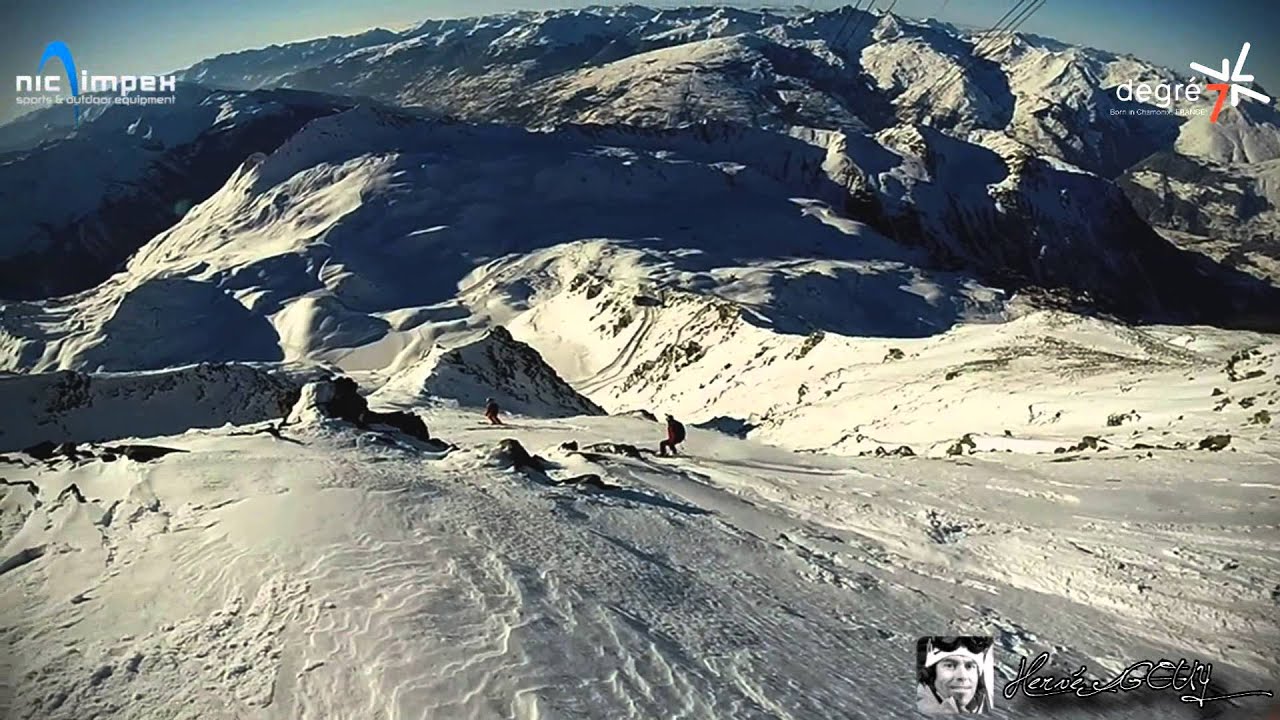 Hervé GOUY " L'Aiguille Rouge " Les Arcs Extrême - YouTube