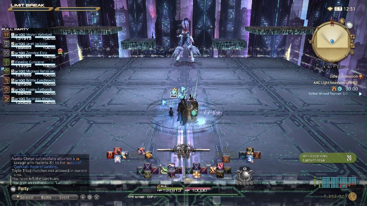 FINAL FANTASY XIV Online - ACC Light-heavyweight M4 - YouTube