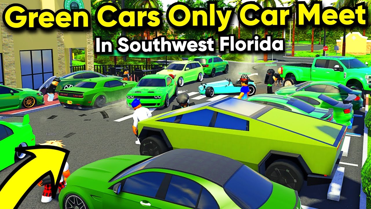 Green Cars Only Car Meet In Southwest Florida! - YouTube