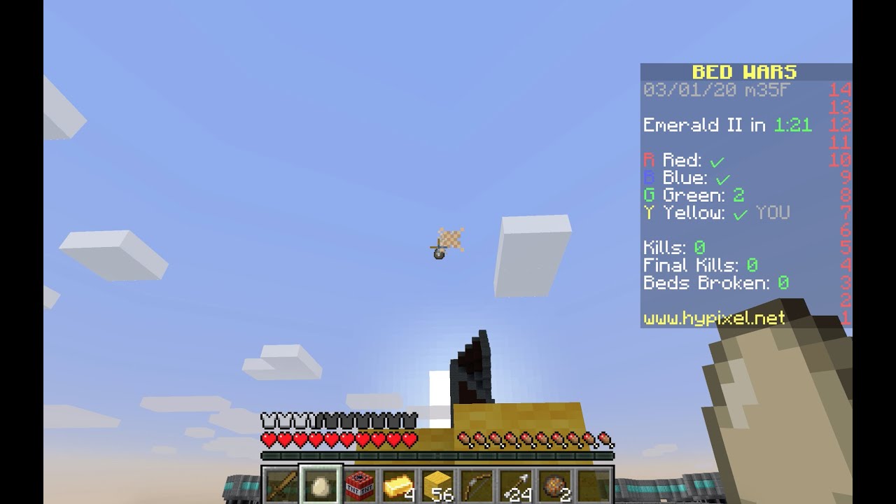 Minecraft: Bedwars - Triple Bridge Egg - YouTube