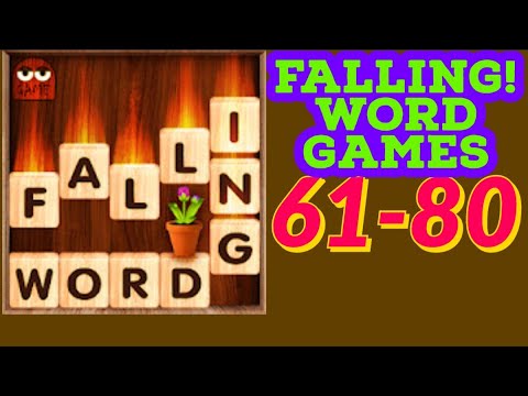 Falling! Word Games level 61 80 Brain Training Game - YouTube