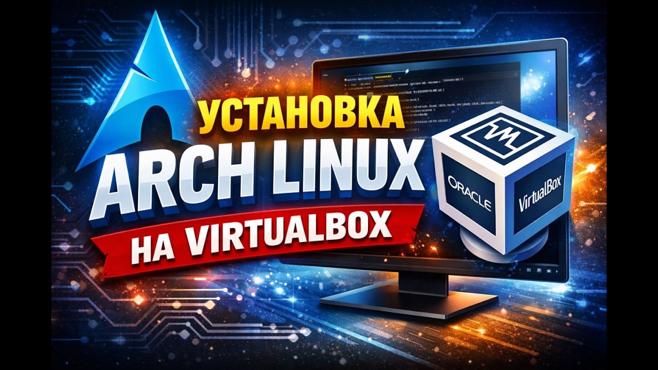 Установка Arch Linux на VirtualBox - YouTube