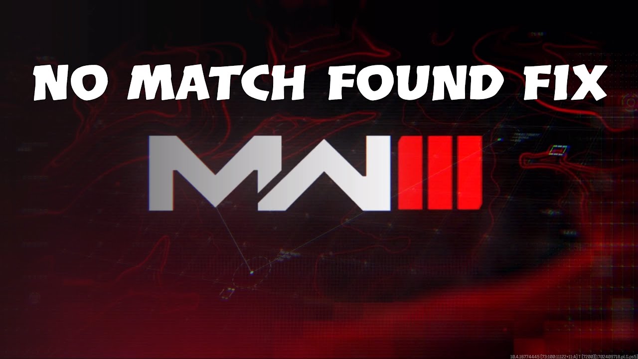 COD MW3 Warzone/Zombies no match found fix for PC & Xbox - YouTube