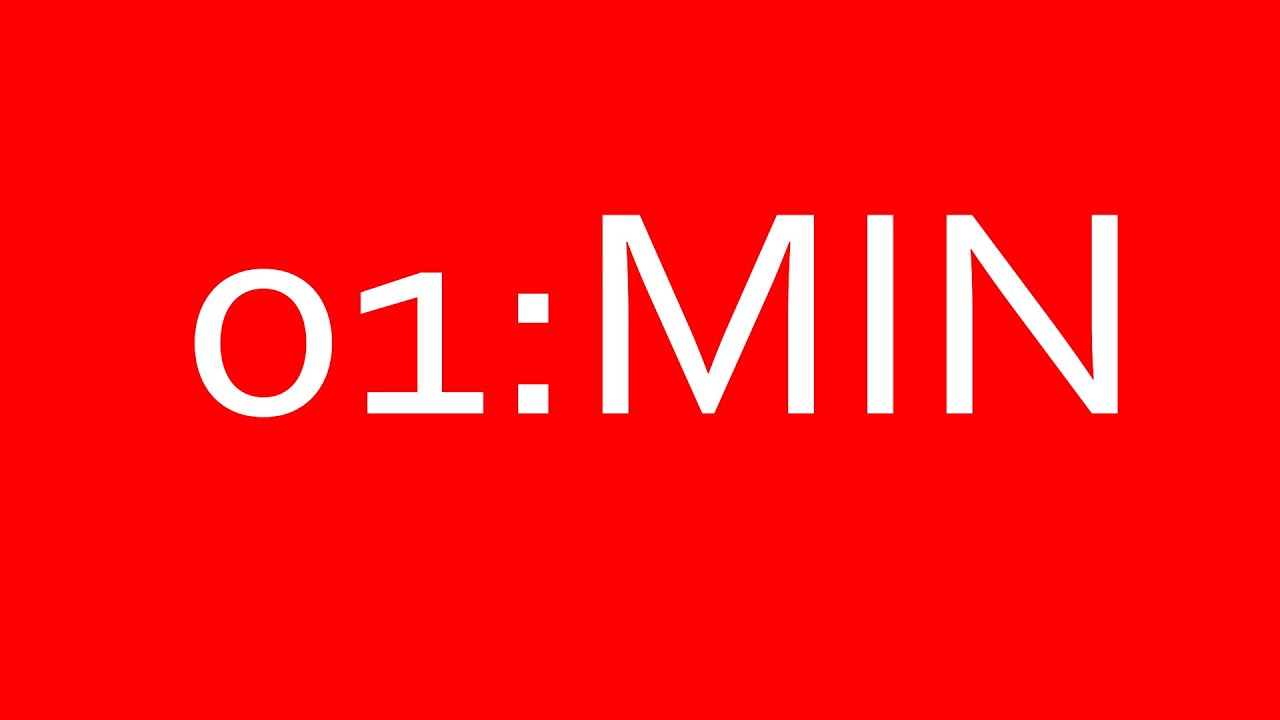 1 Minutes Red Screen 4K #screensaver #4k #red - YouTube