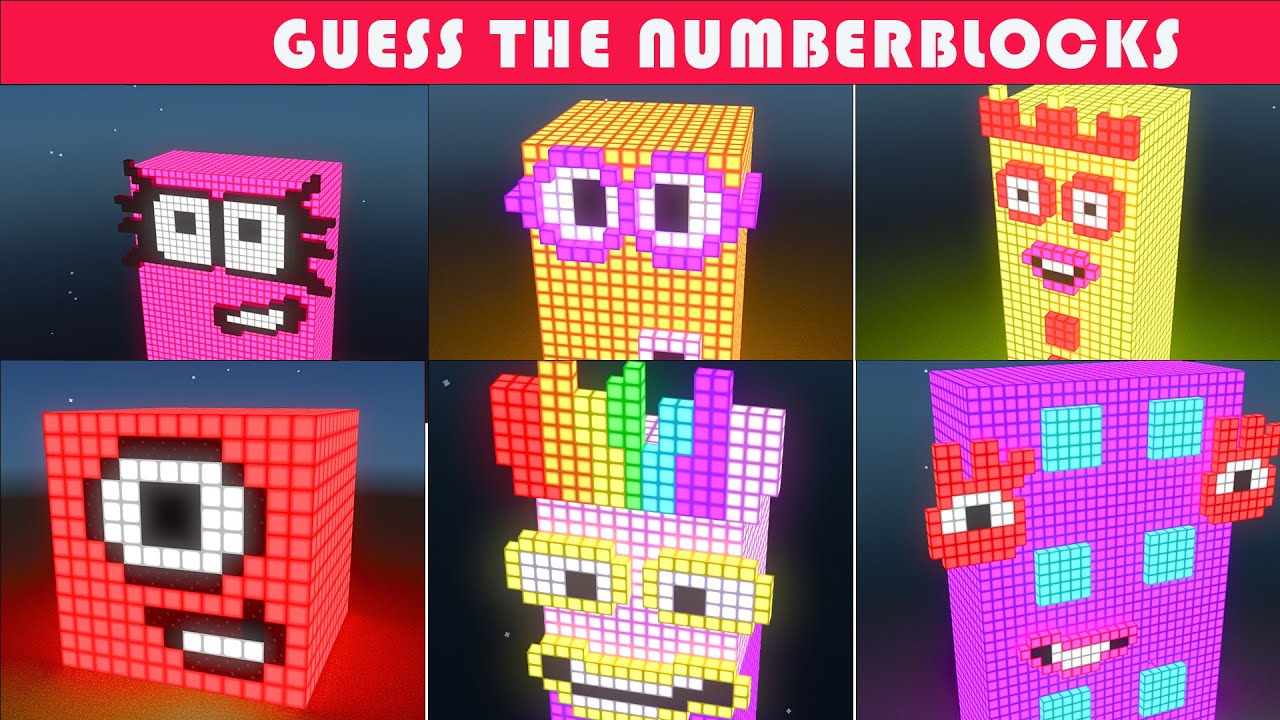 Numberblock Animation GUESS which Colors For Kids Learn to Count ...