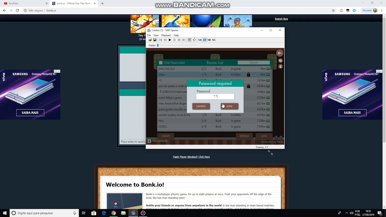 Bonk.io hacker crash 2021 - YouTube
