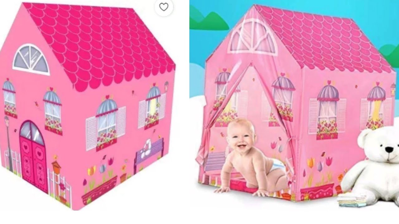 Tent house , Doll house for kids ,tent house for girls - YouTube