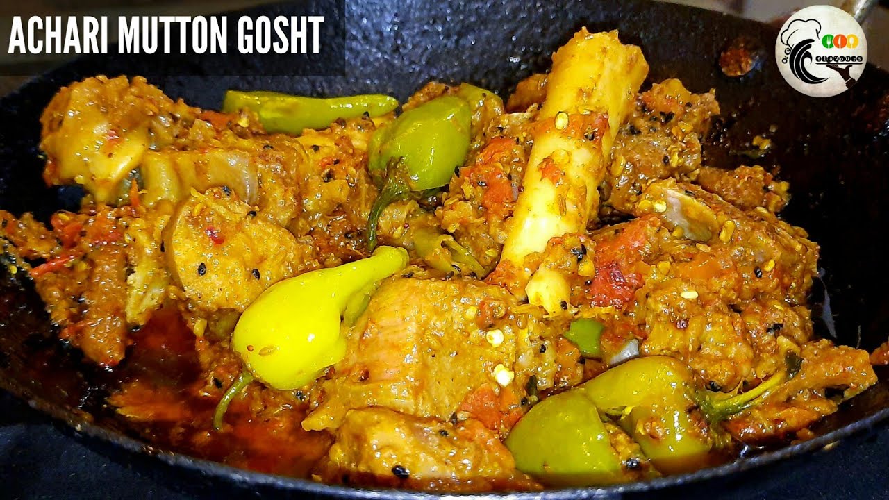 Achari Mutton Gosht Special Recipe by Flavours Kitchen - YouTube