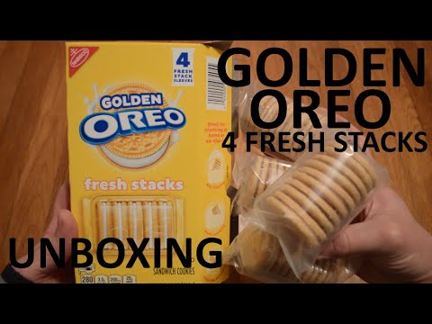 Unboxing Golden Oreo 4 Fresh Stacks - YouTube
