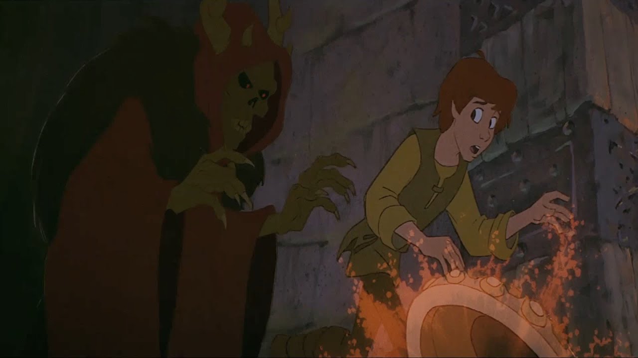 The Black Cauldron | Hen Wen Is Brought to the Horned King (German) HD ...