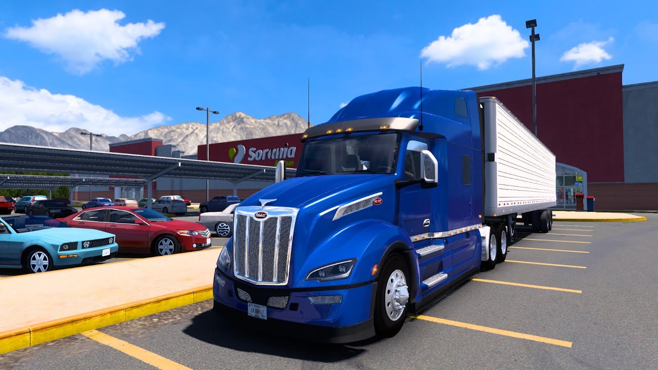 ATS 1.49 | MOD Review | Peterbilt 579 NextGen x FranckPeru - YouTube