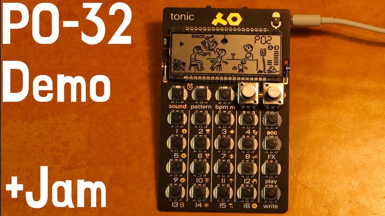 TEENAGE ENGINEERING PO32 SOUND DEMO + TUTORIAL + JAM - YouTube