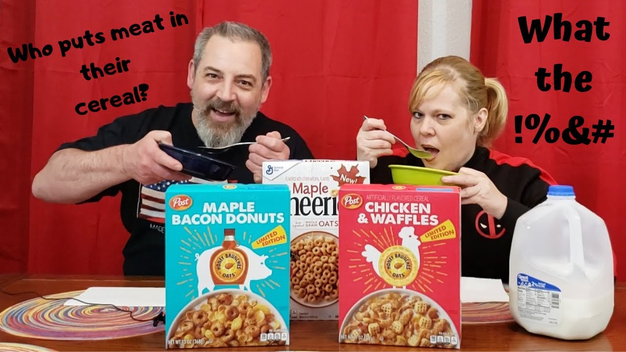 CEREAL WITH MEAT?! WAIT FOR IT! PLUS A BONUS AT THE END - YouTube