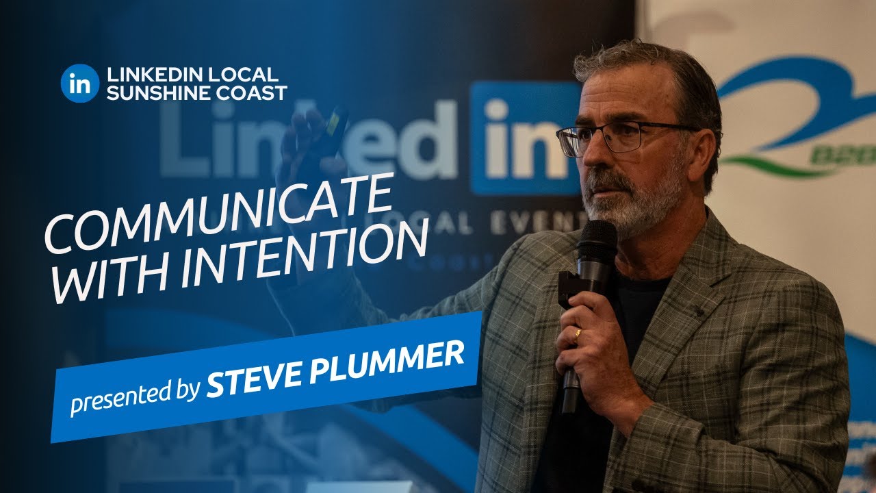 Communicate with Intention by Steve Plummer - YouTube