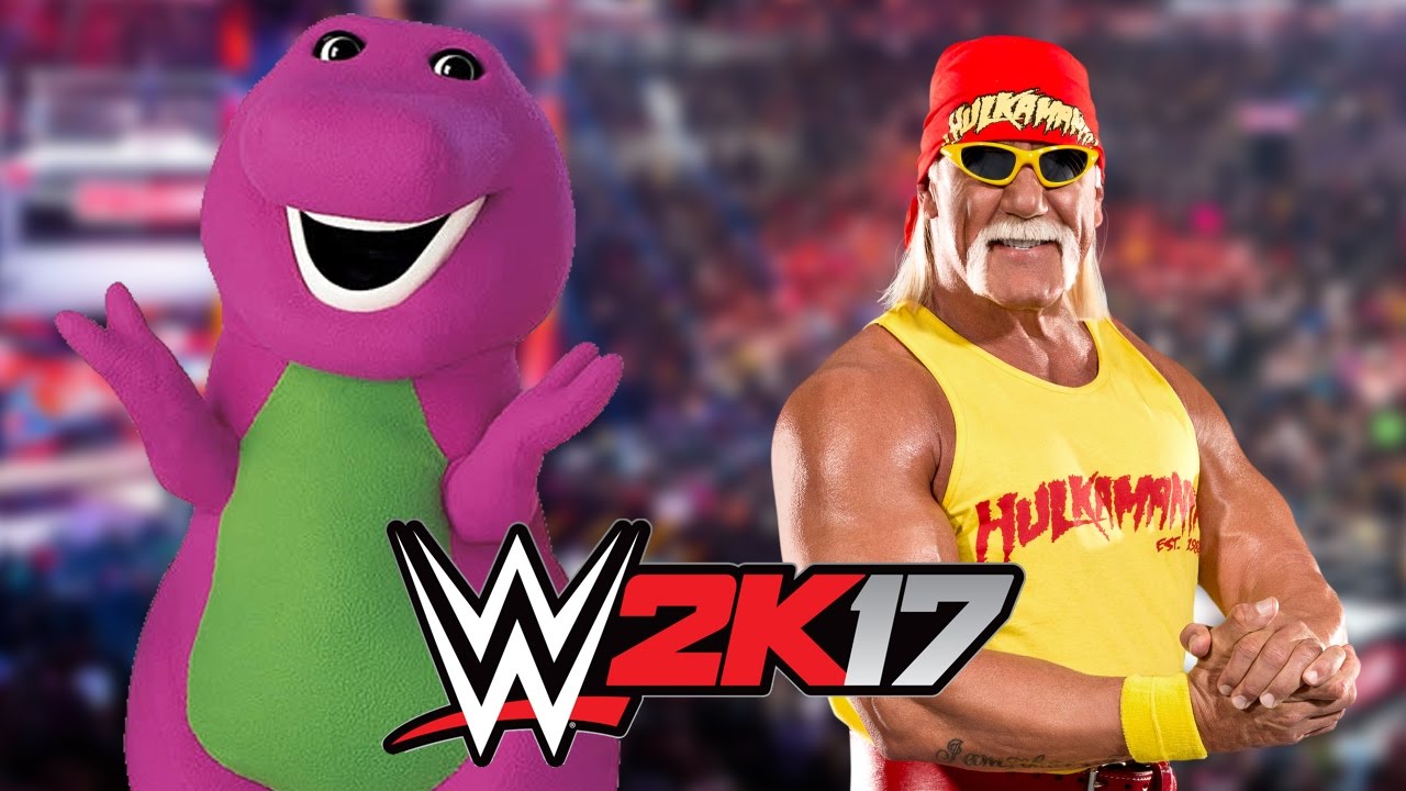 Barney the Dinosaur vs Hulk Hogan - YouTube