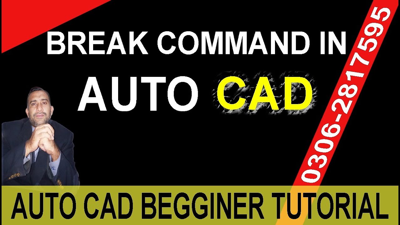 Break Command In Auto Cad 2013 |Auto cad Urdu Tutorial| AH Auto Cad - YouTube