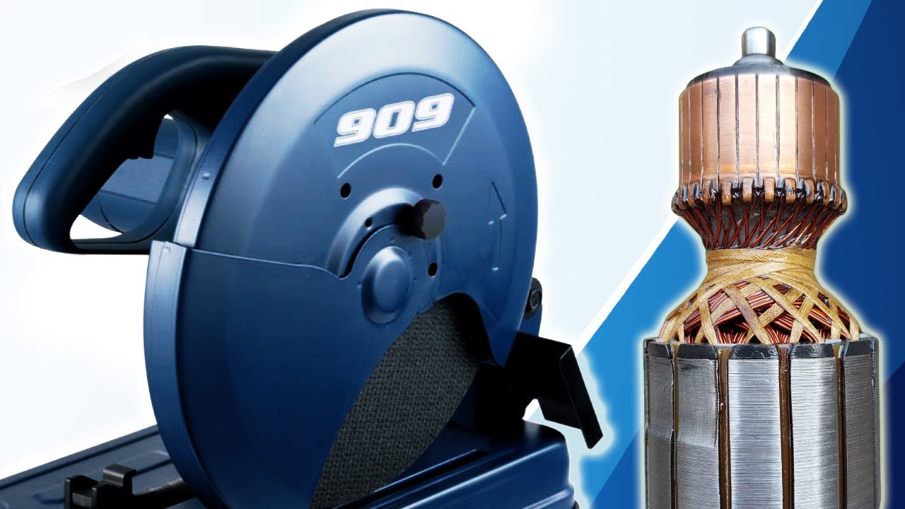 909 CUT OFF SAW (ARMATURE WINDING 28 COMMUTATOR) - YouTube