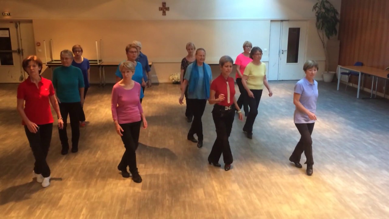 Funky Cha Cha - Line Dance (Demo) - YouTube