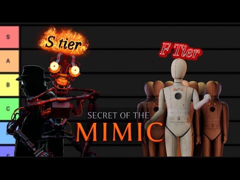 Ranking Every Fnaf Secret Of The Mimic Character (Tier List) - YouTube