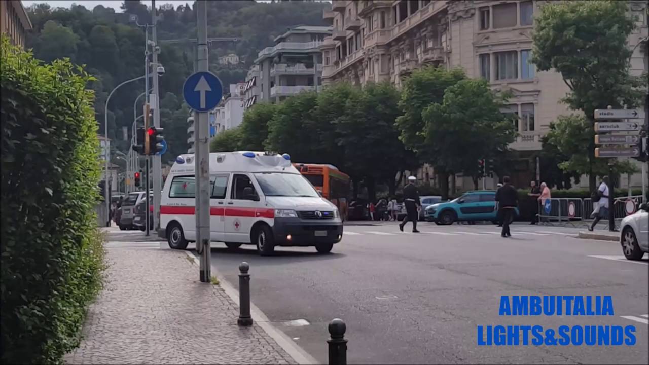 [HD] |Ambulance in Emergency_Italy| Ambulanza CRI in Emergenza - YouTube
