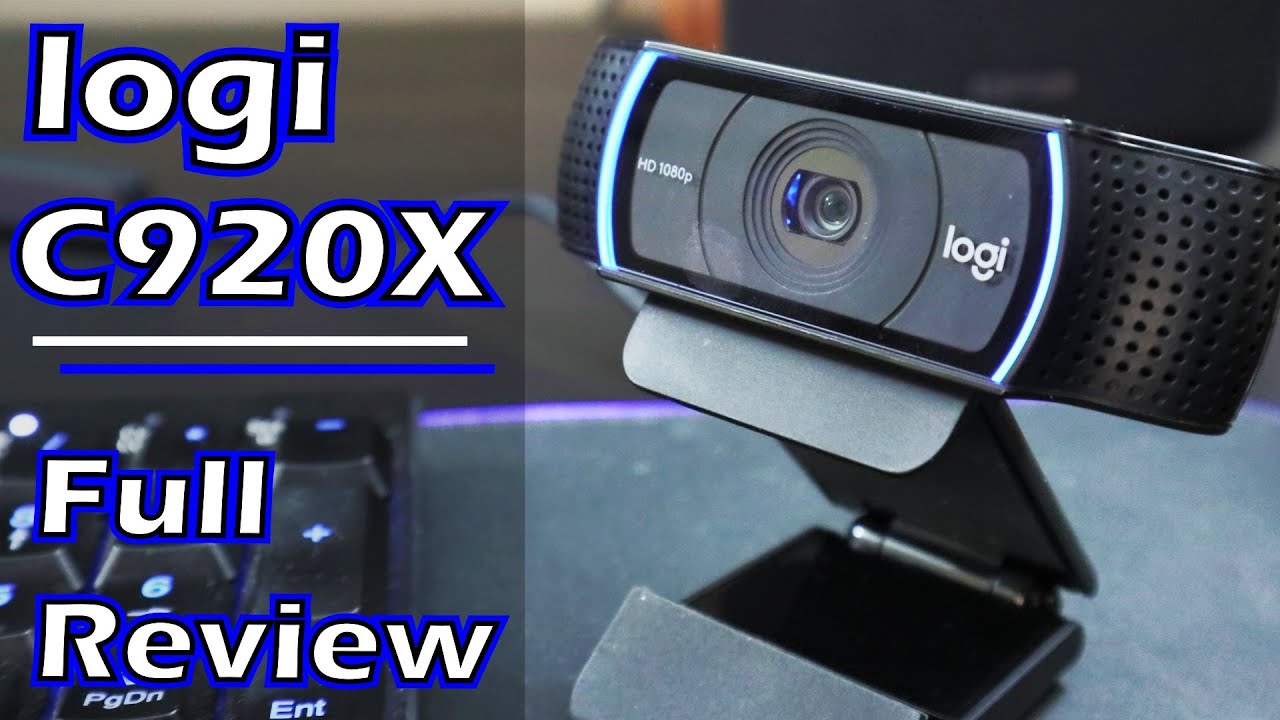 Logitech C920 Webcam Full review with low light & mic test - YouTube