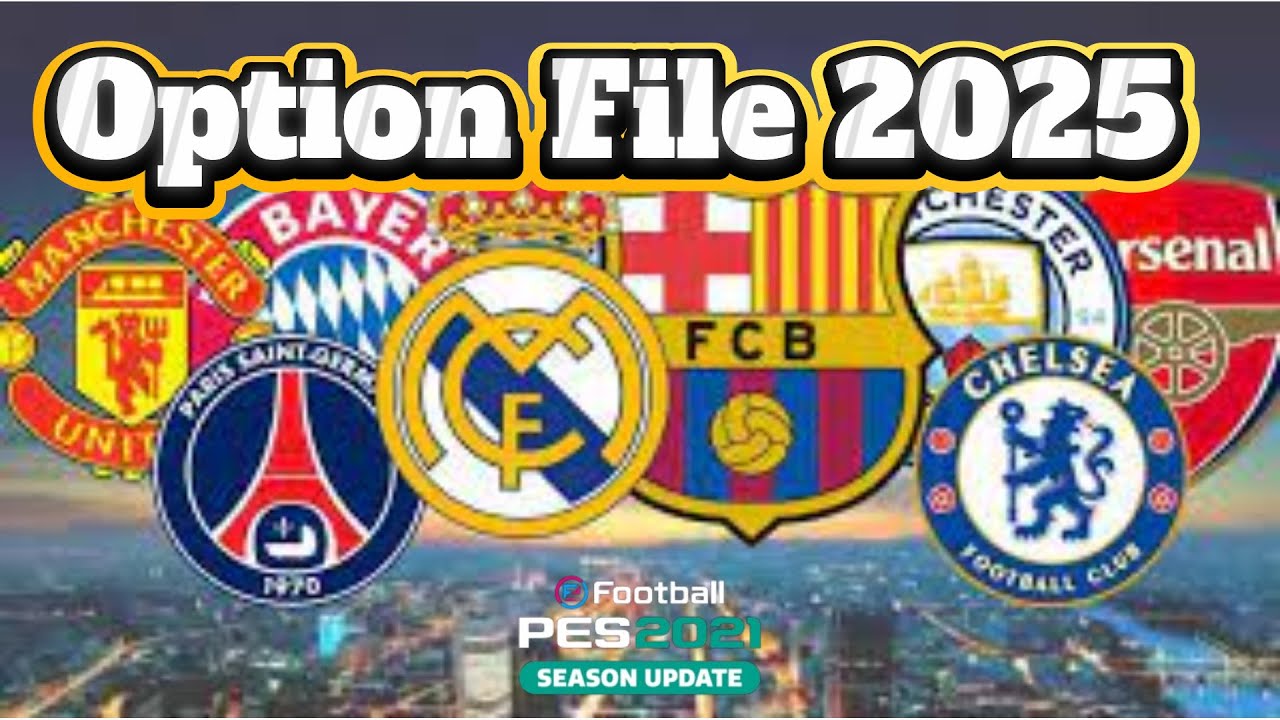 Option File general 2025 Pes 2021 #pc #ps4 #ps5 GRATIS - YouTube