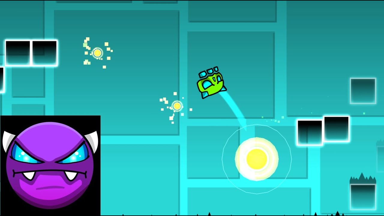 I BEAT MY FIRST DEMON LEVEL! - Geometry Dash Is SO ADDICTIVE - YouTube