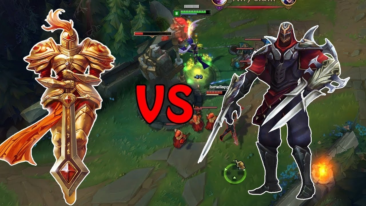 Kayle vs Zed One for all League of Legends - YouTube