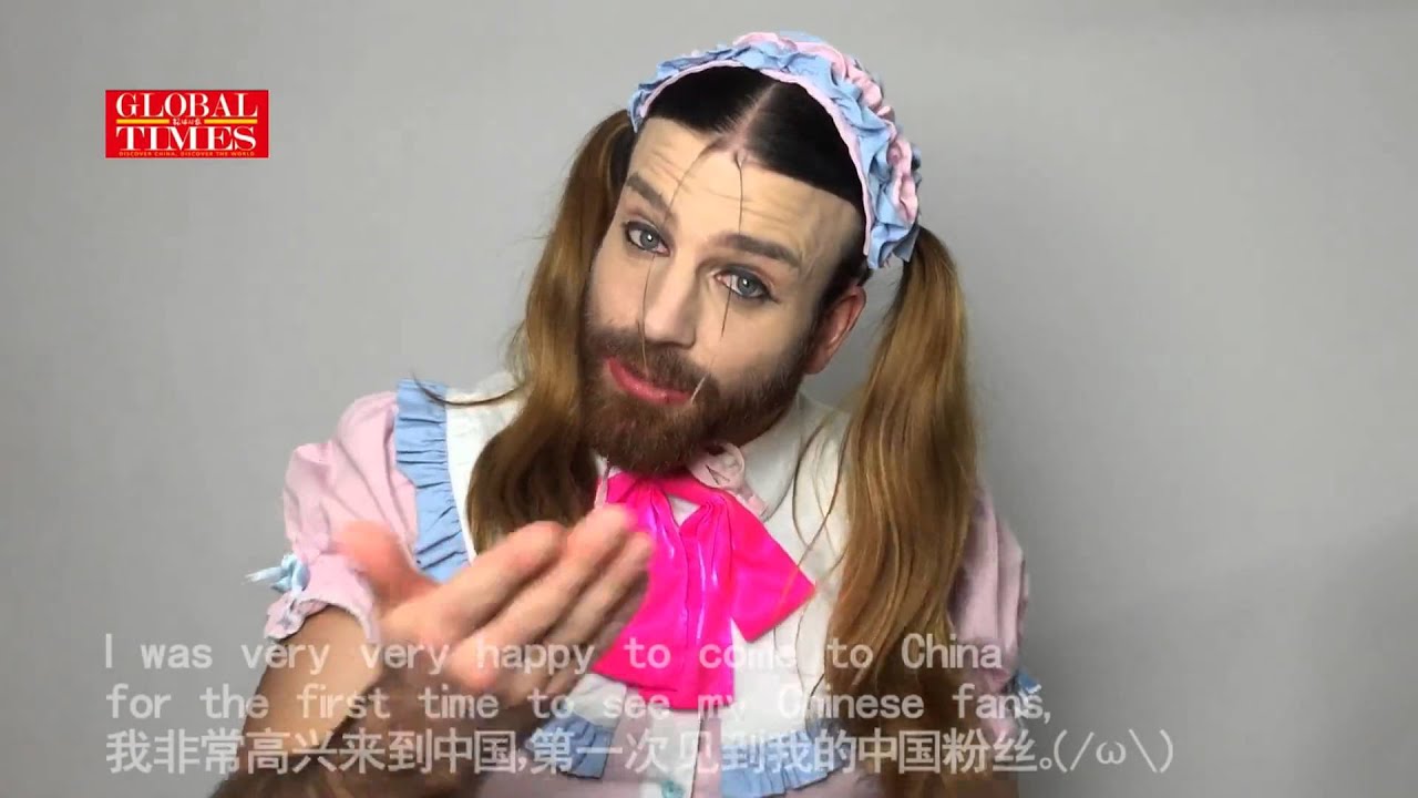 Ladybeard says happy New Year to Chinese fans. - YouTube