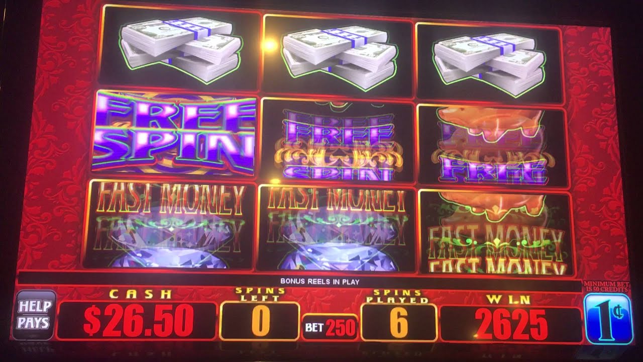Fast Money Slot Max Bet $2.50 at the Plaza Casino Downtown Las Vegas ...