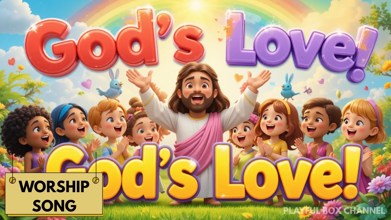 Gods Love is All Around Fun Bible Song for Kids Christian Songs for ...