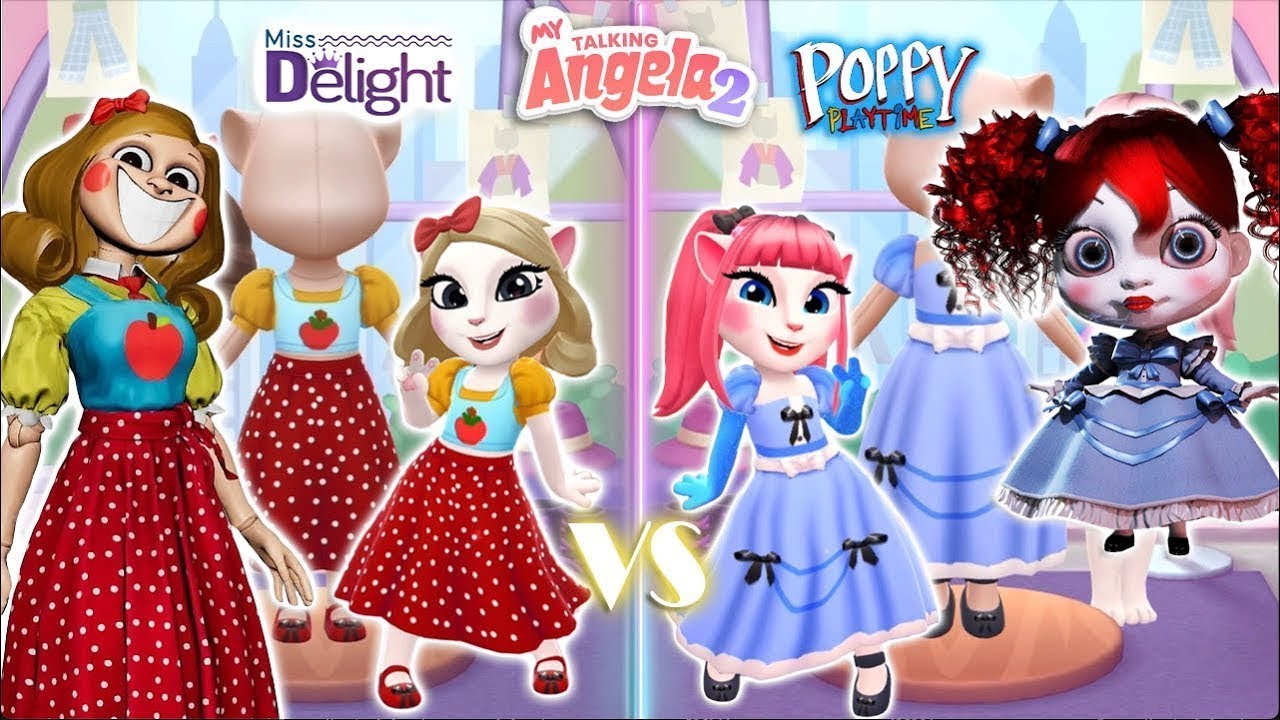 My Talking GRANT ANGELAM 2 😍 || Miss Delight vS Poppy || New Update ...