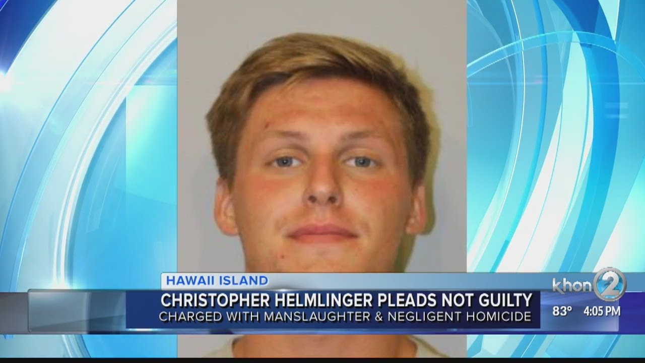 Helmlinger pleads not guilty for the traffic death of Hawaii fire ...