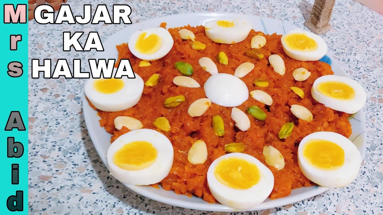 Gajar Ka Halwa Recipe - Carrots Desert - Gajar Ka Halwa Banane ka ...