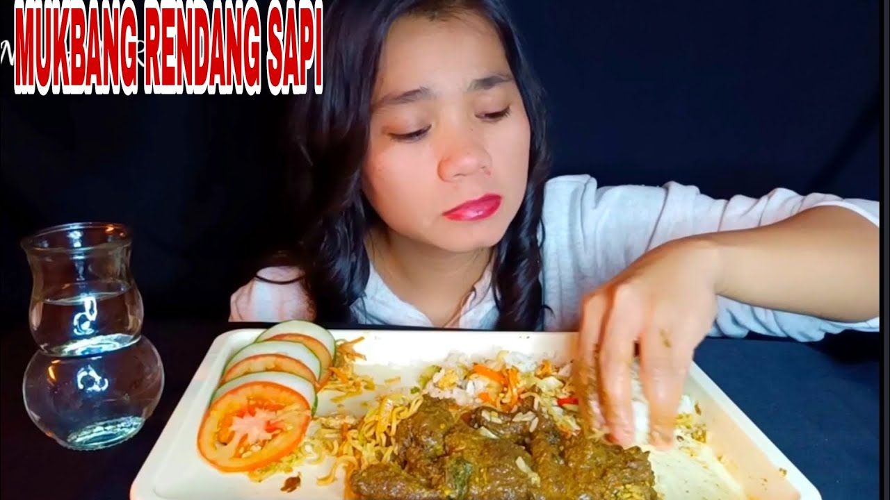 MUKBANG RENDANG SAPI !! BEEF CURRY !! MUKBANG INDONESIA - YouTube