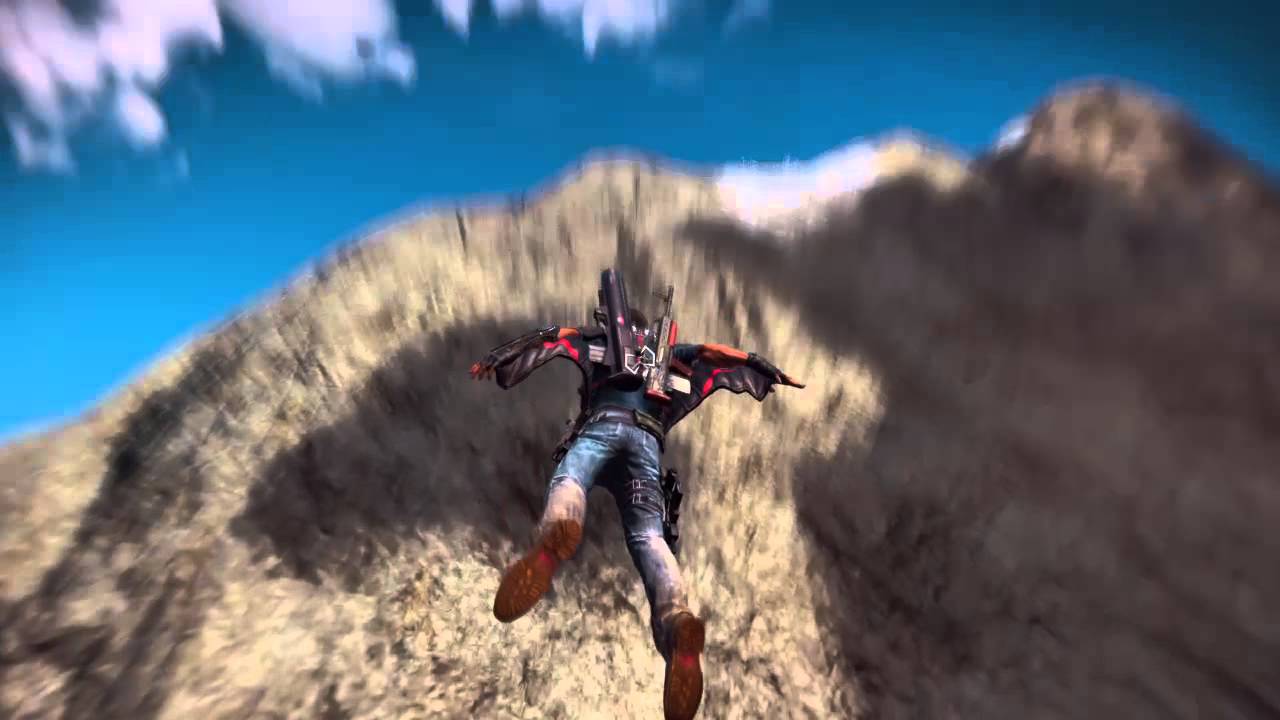 Just Cause 3 Diving into the volcano! - YouTube