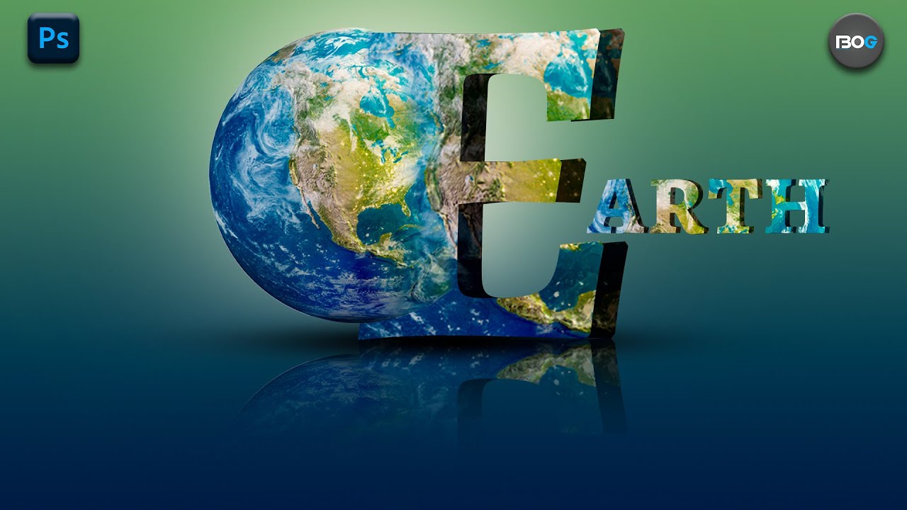3D Letter Manipulation | Photoshop text effects | 3D Typography ...