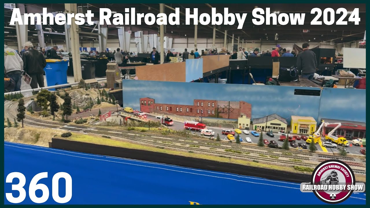 Amherst Railroad Hobby Show 2024 | 360 degree walkthough experience of ...