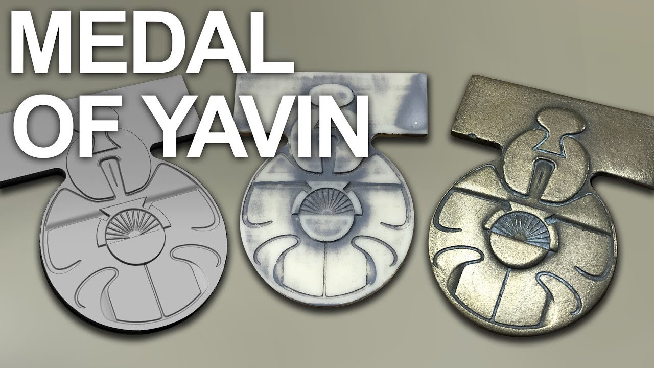 Medal of Yavin - Making the Medal of Yavin for The 12 Days of Christmas ...