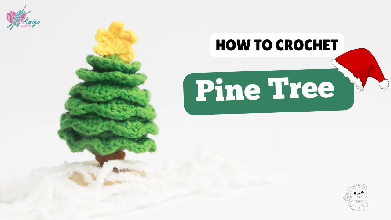 #389 | Pine Tree Amigurumi | How To Crochet Christmas Amigurumi Pattern ...